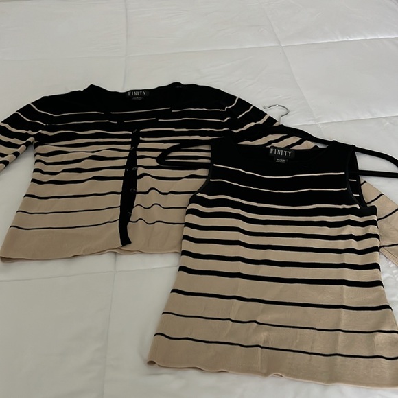 Finity | Sweaters | Finity Two Pieces Set Sweater And Top Size S | Poshmark